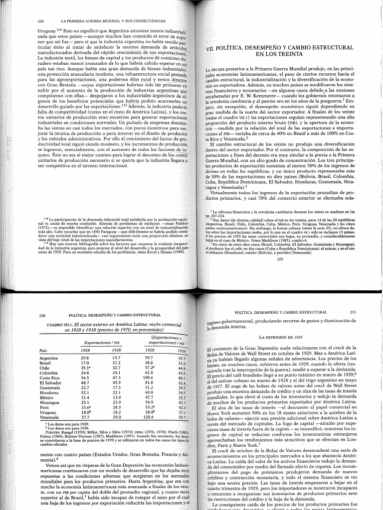 Bulmer-Thomas, Política, Desempeño y Cambio Estructural... | PDF