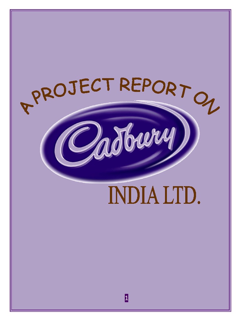 Cadbury India: A Comprehensive Overview | PDF | Chocolate | Brand
