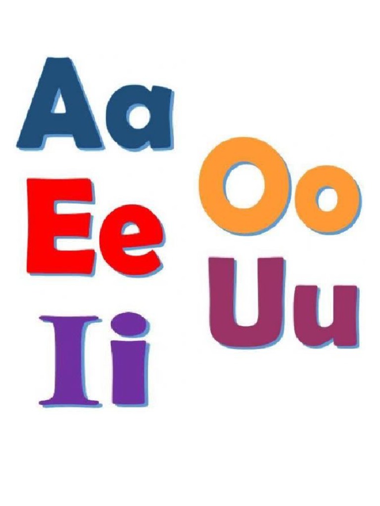 Las Vocales Mayusculas y Minusculas | PDF