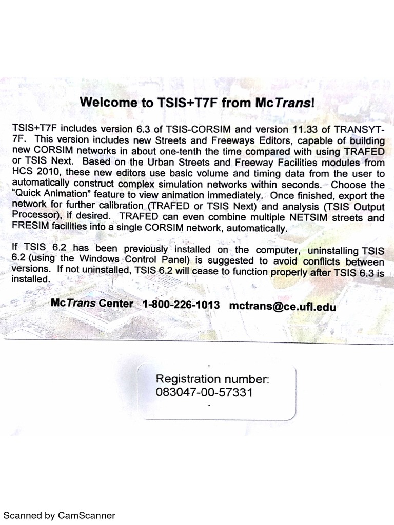 TSIS 6.3 Serial | PDF