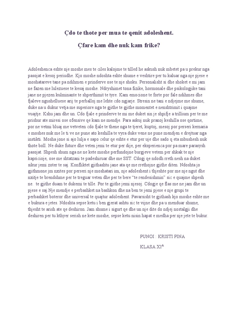 Ese Adoleshenca | PDF