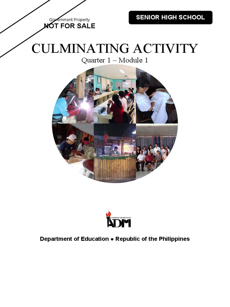 Culminating Activity Lesson 1 4 | PDF | Educational Assessment | Rubric ...