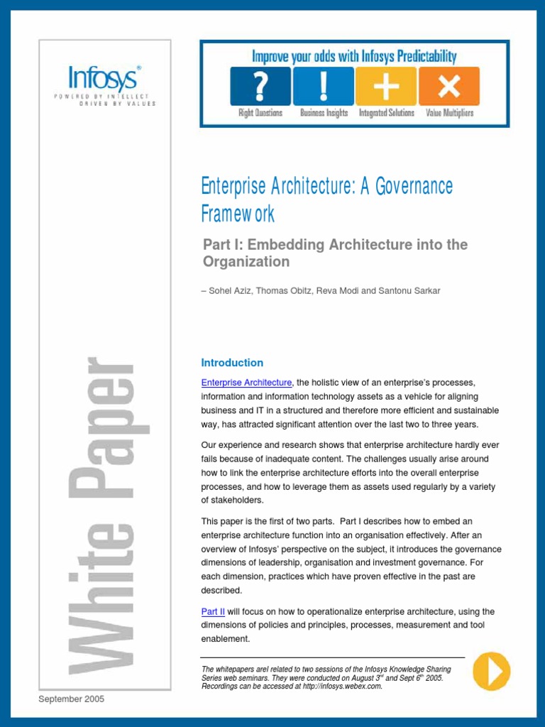 Enterprise Architecture | PDF | Enterprise Architecture | Governance