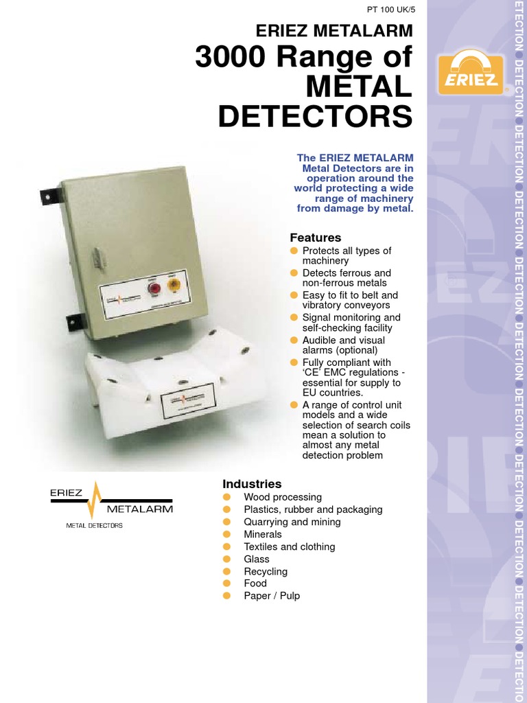 Metal Detectors MA 3000 | PDF | Metal Detector | Relay