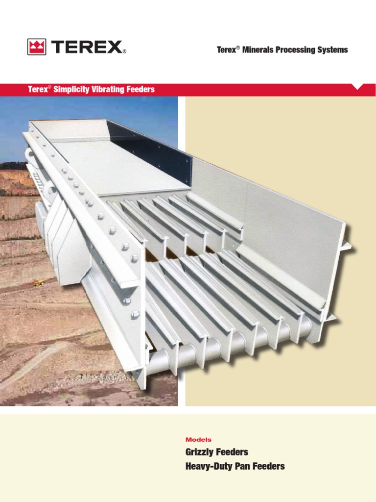 Terex Simplicity Vibrating Feeders: Terex Minerals Processing Systems ...