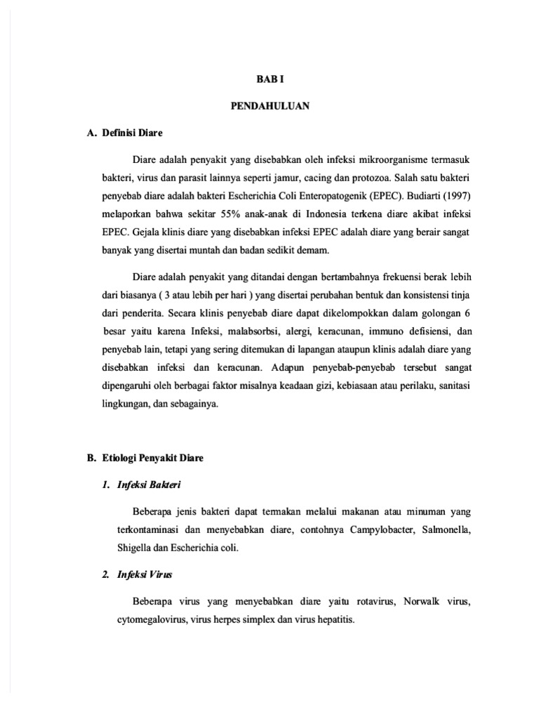 Makalah Diare | PDF
