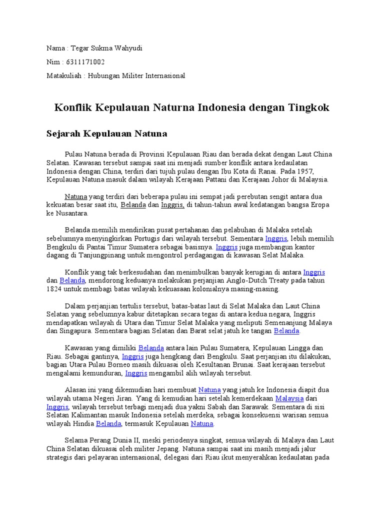 Resume Natuna | PDF | Ilmu Sosial | Perjalanan