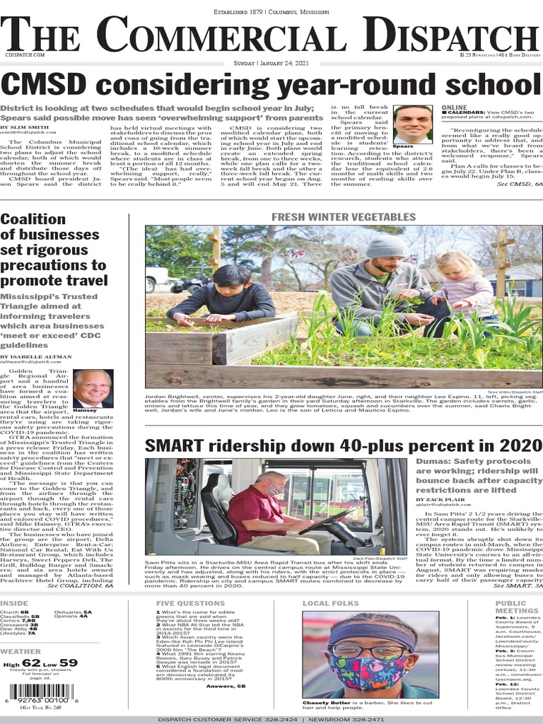 Commercial Dispatch Eedition 1-24-21 | PDF | Business