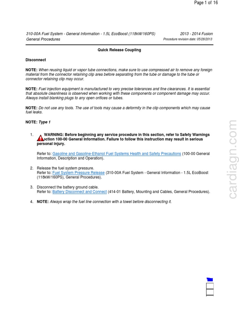 Gasoline and Gasoline-Ethanol Fuel Systems Health and Safety ...
