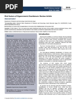Pregnancy-Unique Quantification of Emesis (PUQE-24) Scale | PDF