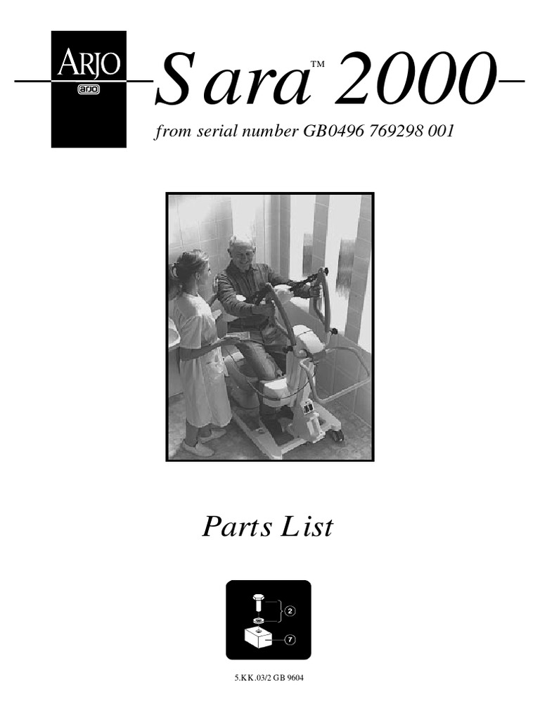 Sara 2000: Parts List | PDF | Screw | Nut (Hardware)