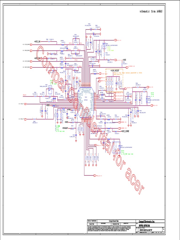 +VCC - Sa: Schematic From A4WAS | PDF