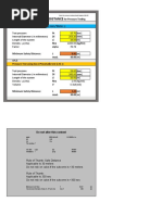 Minimum Safe Distance Calculator - Pressure Test | PDF