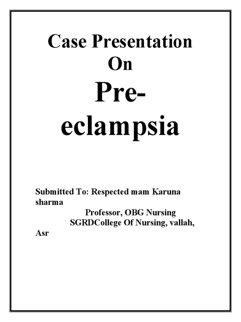 Case Study | Download Free PDF | Hypertension | Health Sciences