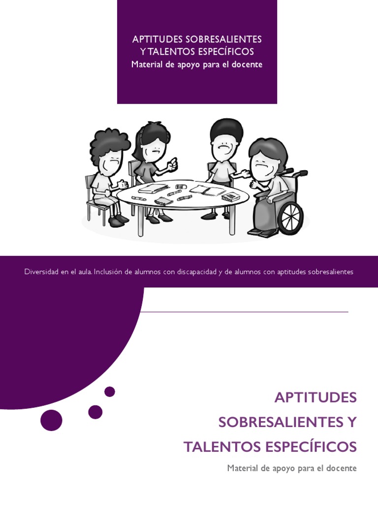 Aptitudes Sobresalientes Pdf Inclusión Educación Educación Especial