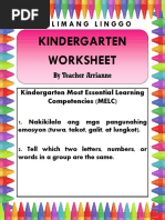 Q1-Week 2-PPT - Matatag Kindergarten | PDF