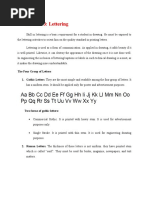Engineering Lettering Basics | PDF