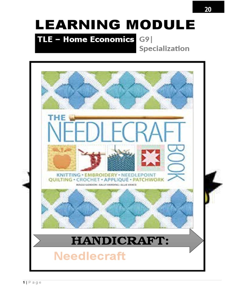 Needlecraft Module for Grade 9 Students | PDF | Embroidery | Textile Arts