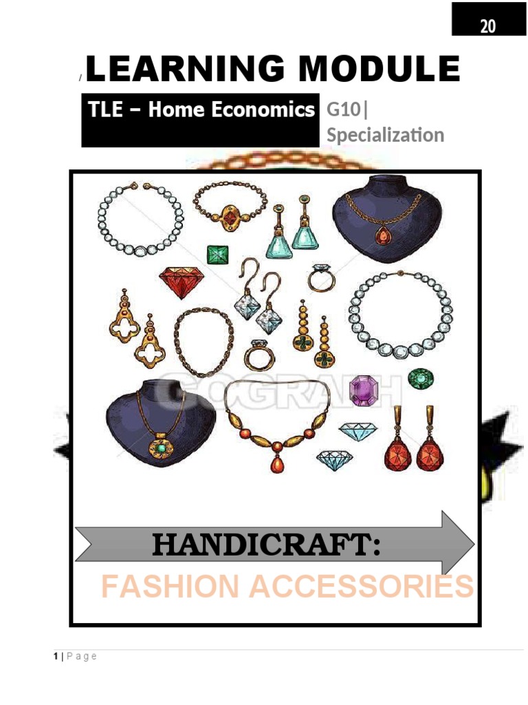 Learning Module: Fashion Accessories | PDF | Jewellery | Necklace