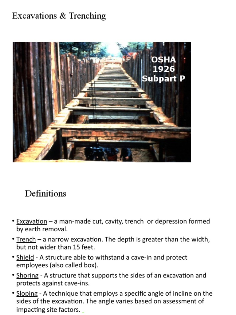 Excavation Safety | PDF | Hazards | Risk