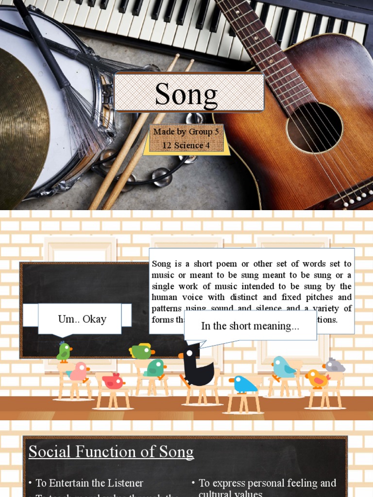 Tugas Kelompok 5 Inggris Song Kelas 12.4 | PDF | Refrain | Song Structure