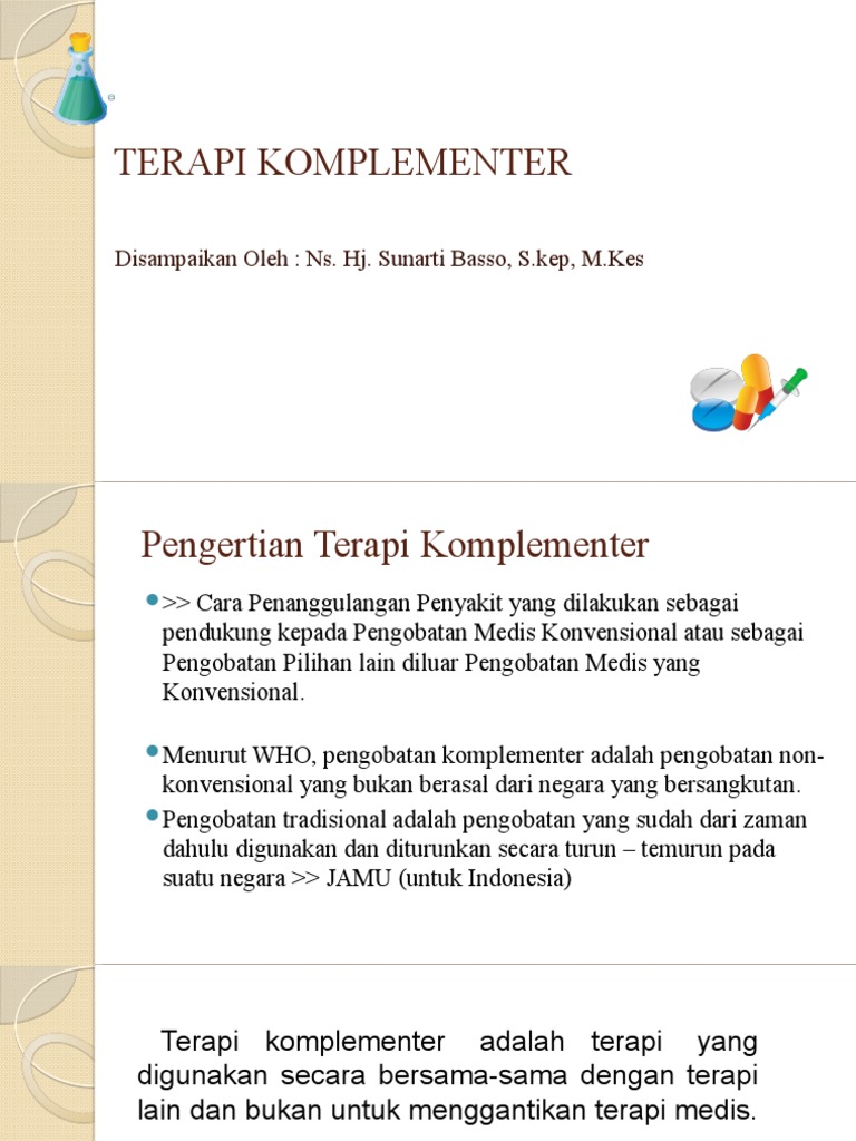 Terapi Komplementer | PDF | Sains & Matematika
