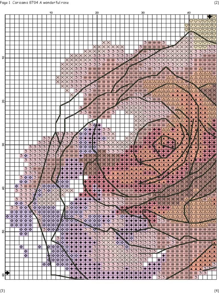 A Wonderful Rose DMC | PDF