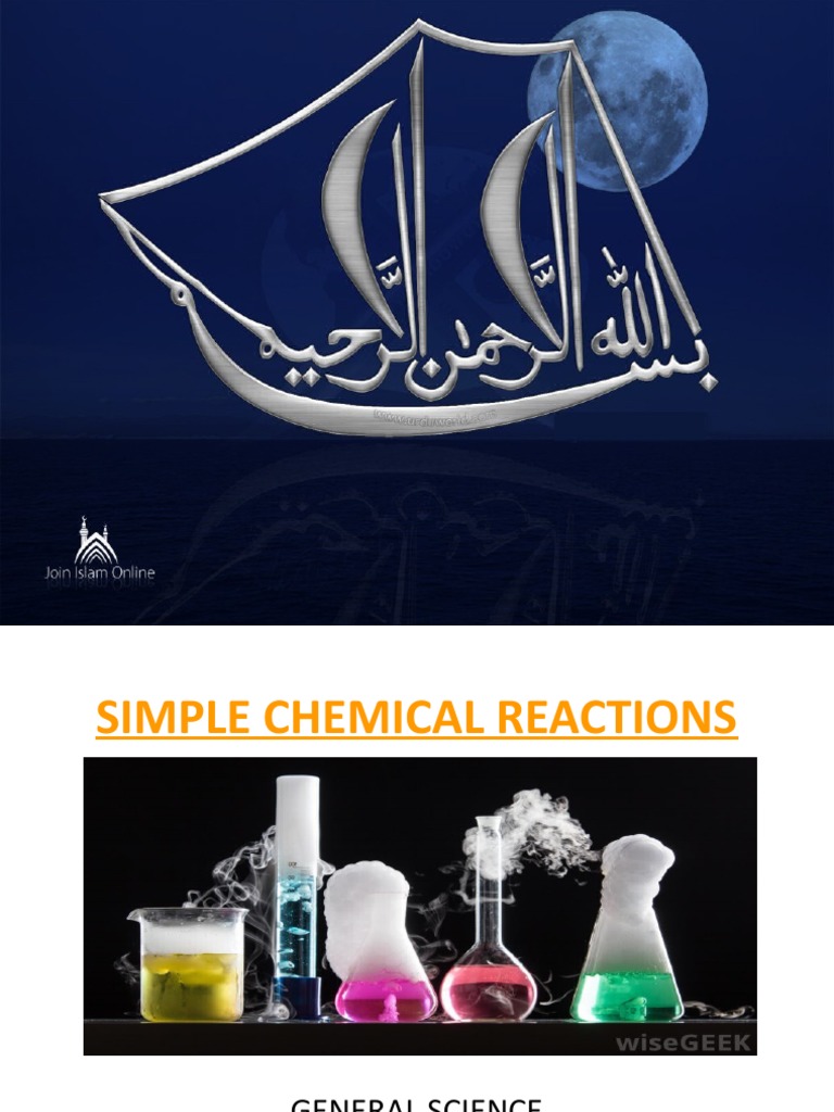Simple Chemical Reactions for Class 7 | PDF | Chemical Reactions ...