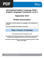 Full Multilevel Listening Mock Test | PDF | Advertising