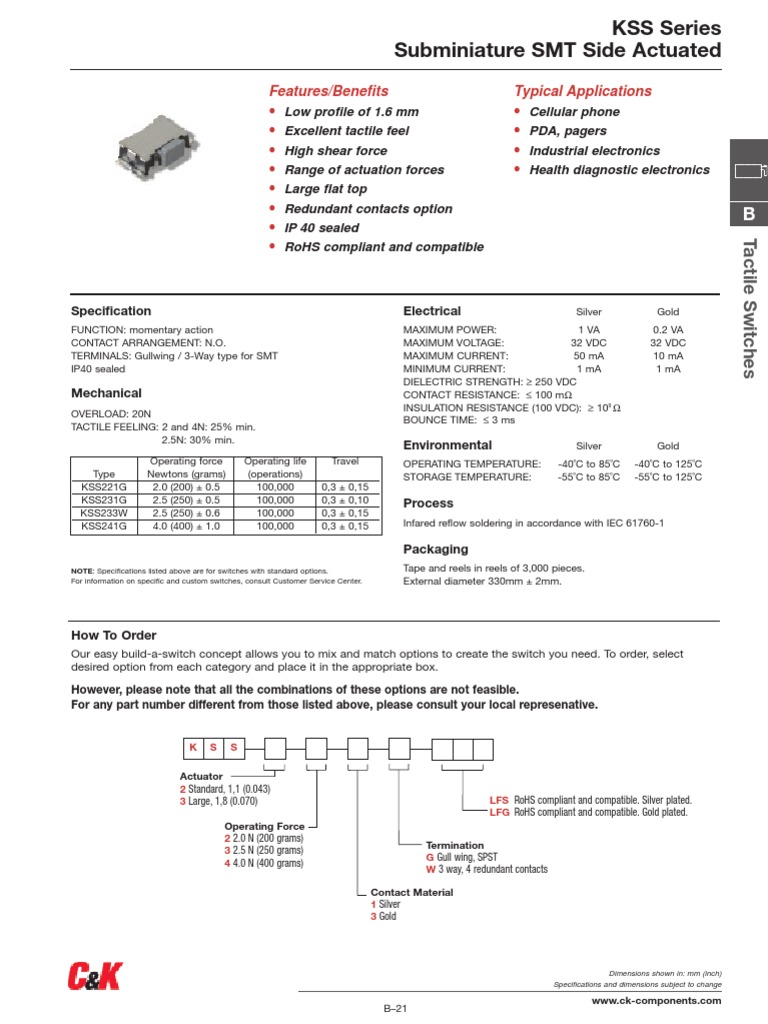 Data Sheet | PDF | Switch | Electronics
