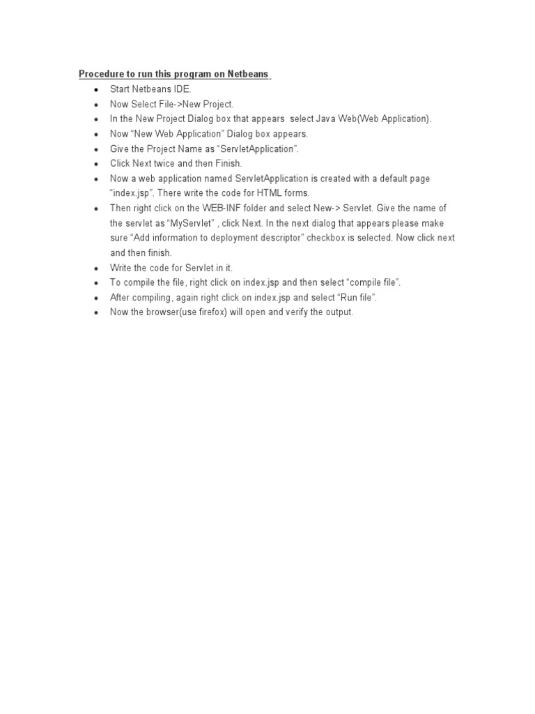 Invoking Servlet From HTML Forms | PDF | Java Specification Requests | Java Server Pages