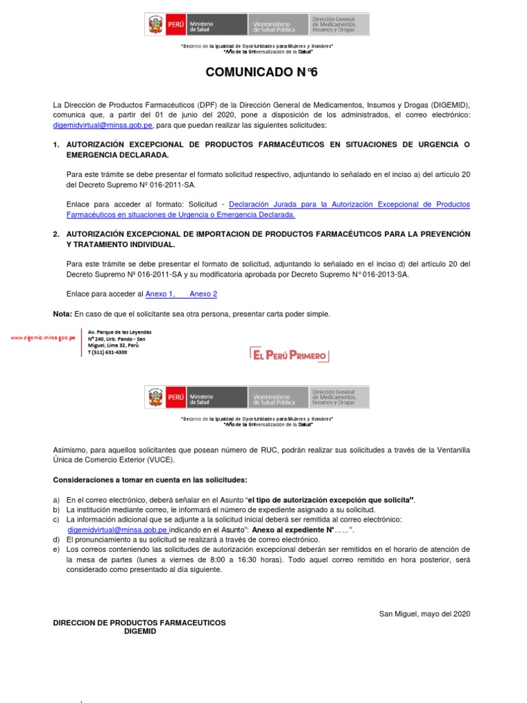 Alerta Digemid 06 | PDF