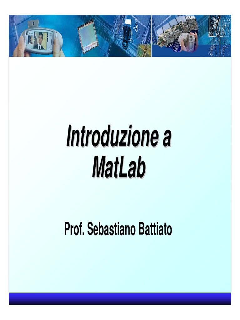 Parte1-Introduzione A Matlab | PDF | Matlab | Matrix (Mathematics)
