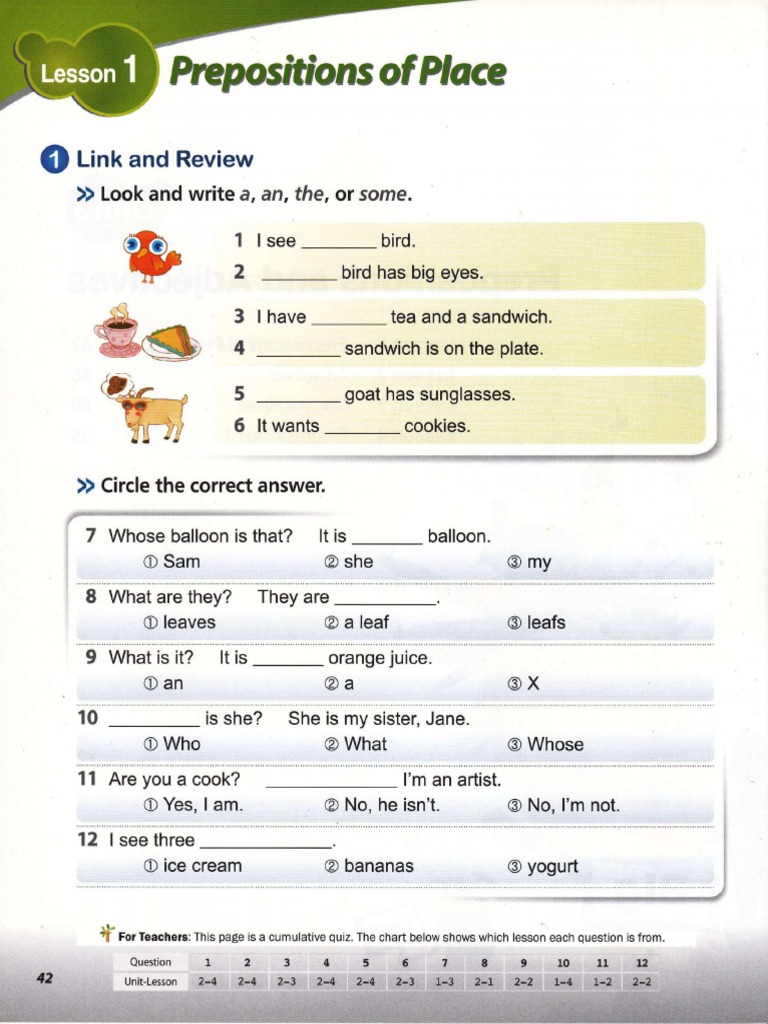 My First Grammar 2 U3-SB | PDF | Nature