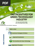 MIDA Green Investment Tax Allowance (GITA) Project For Business ...