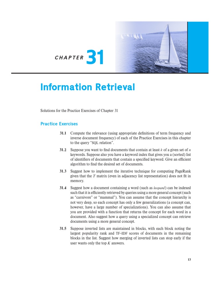 Information Retrieval: Practice Exercises | PDF