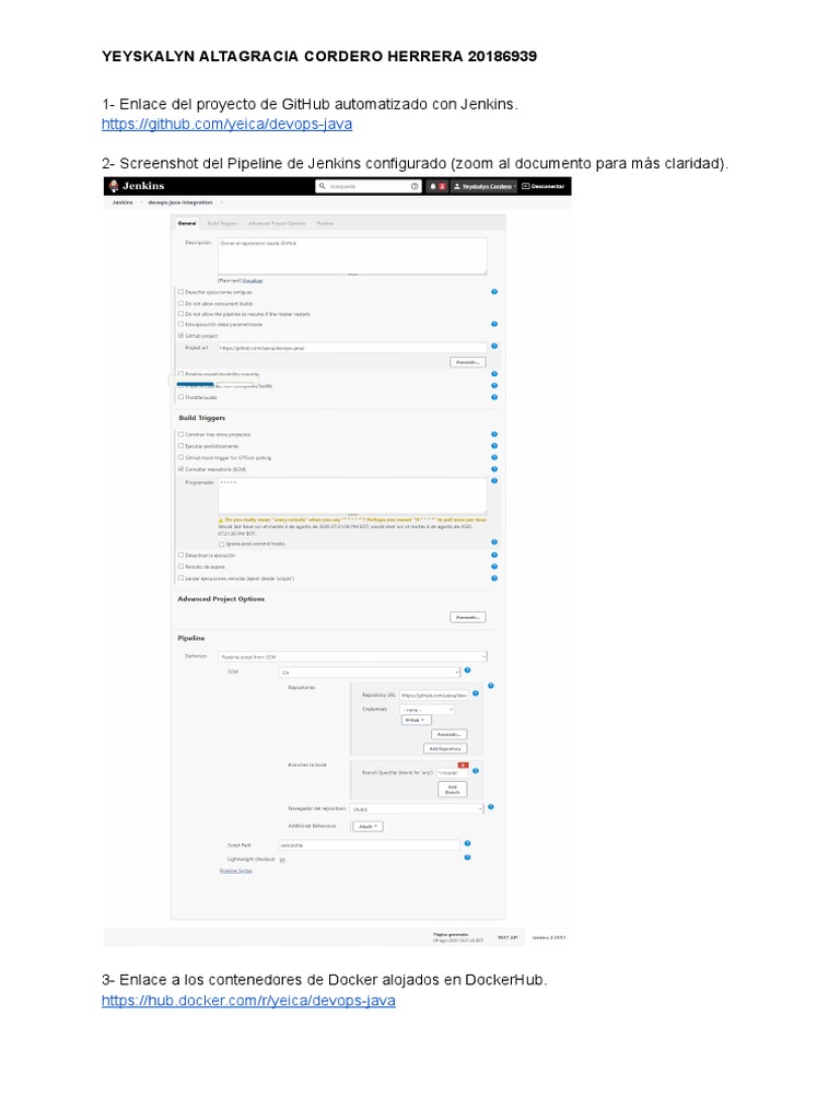 Final CI-CD DevOps 20186939 | PDF