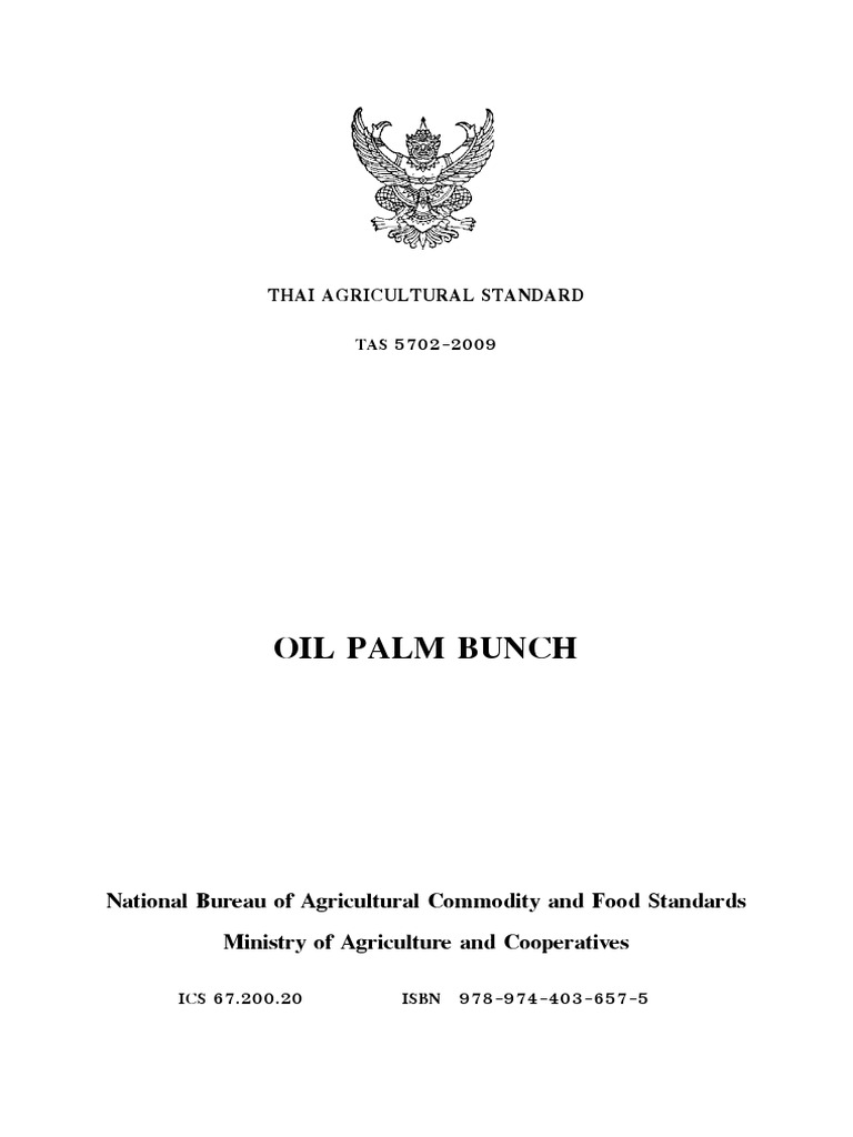 Oil Palm Bunch: National Bureau of Agricultural Commodity and Food ...