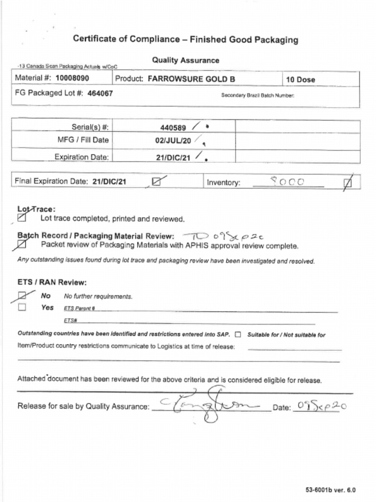 DEFENSOR 3 (FCO X 10 DOSIS) Lote 389793A | PDF