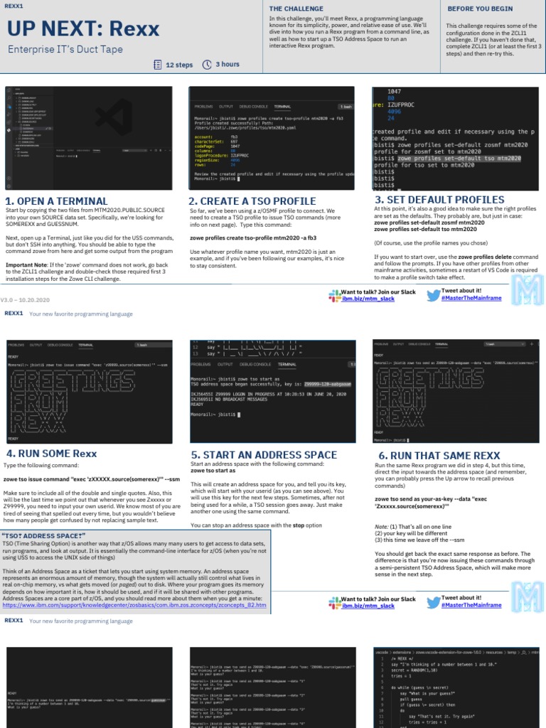 Enterprise IT's Duct Tape: Up Next: Rexx | PDF | Operating System | Computer Science