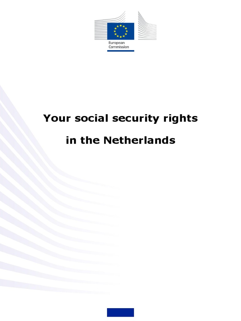 Your Social Security Rights in The Netherlands | PDF | Pension | Welfare