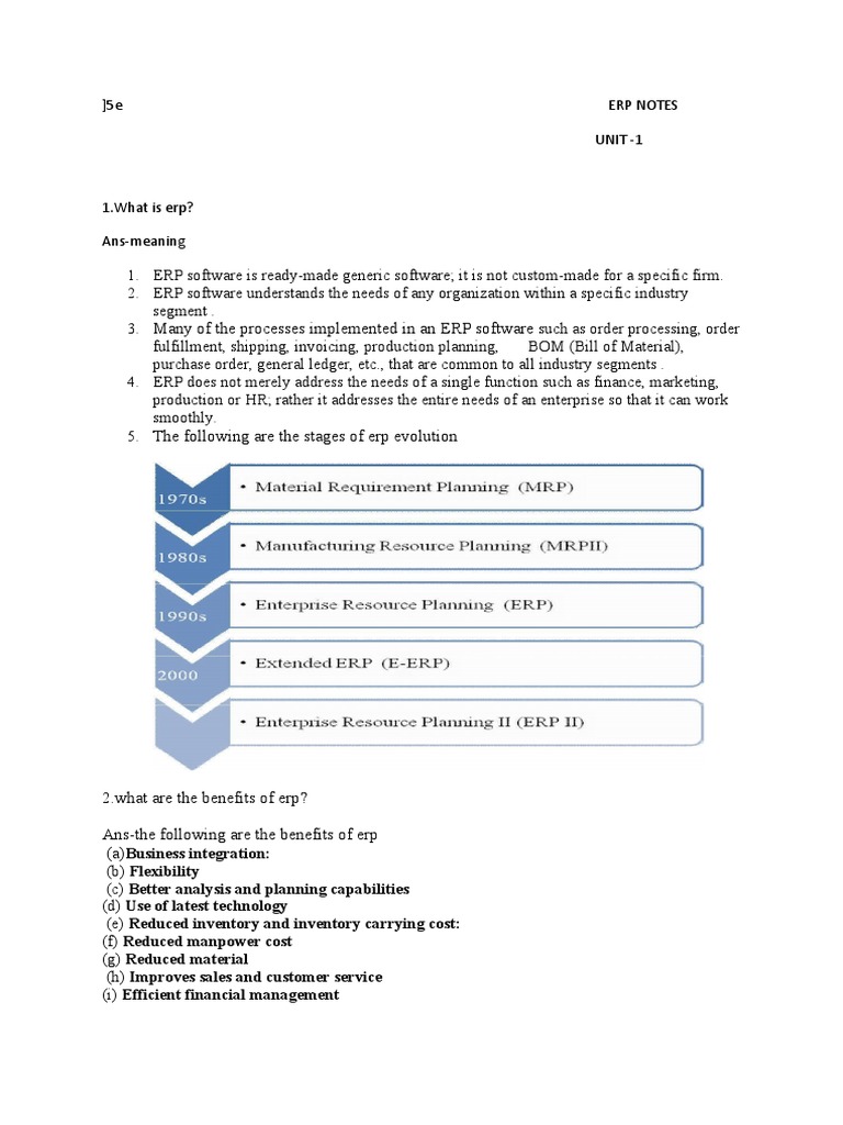 Erp Notes by Vinod | PDF | Enterprise Resource Planning | Oracle ...