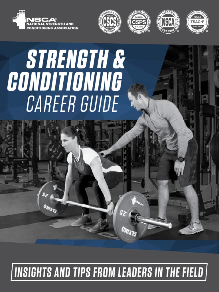 Nsca Career Guide | PDF | Academic Degree | Teachers