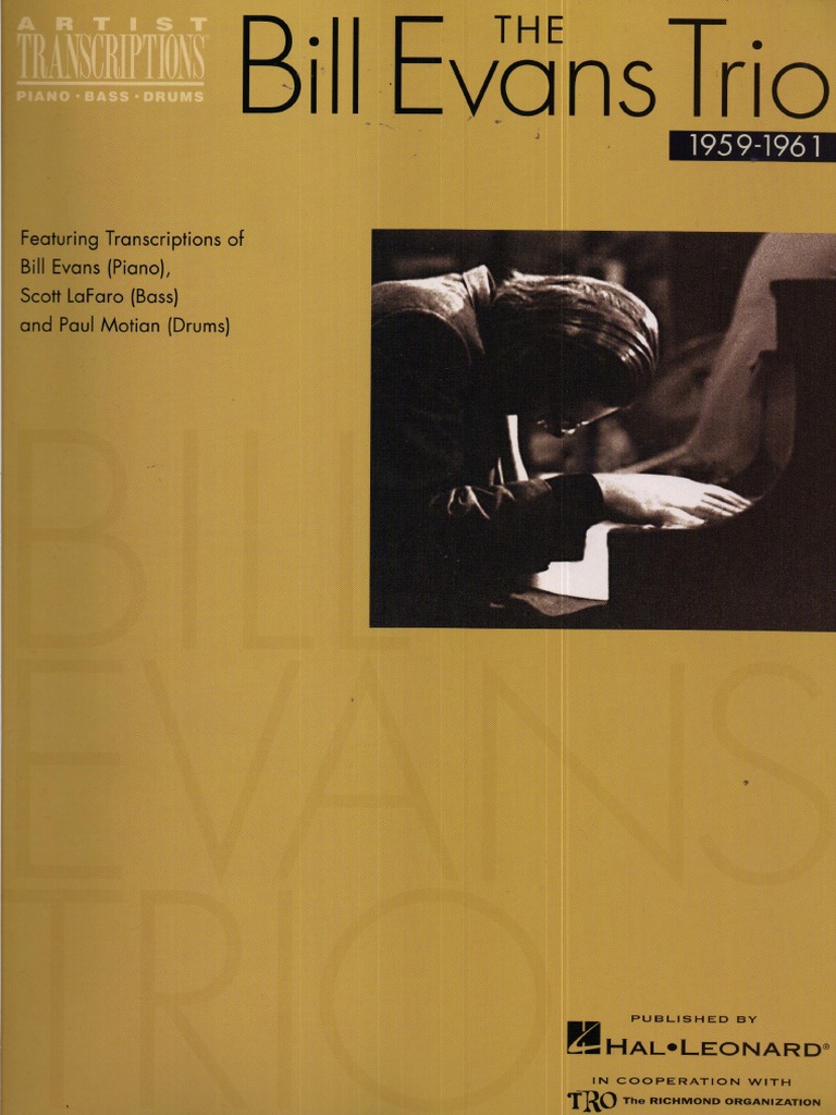 Bill Evans Trio 1956-1961 Transcriptions | PDF