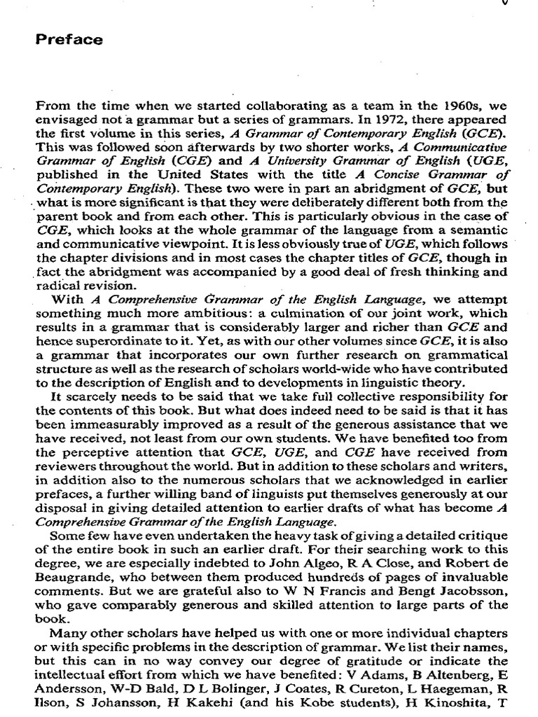 Preface: Grammar of Contemporary English (GCE) - Grammar of English ...