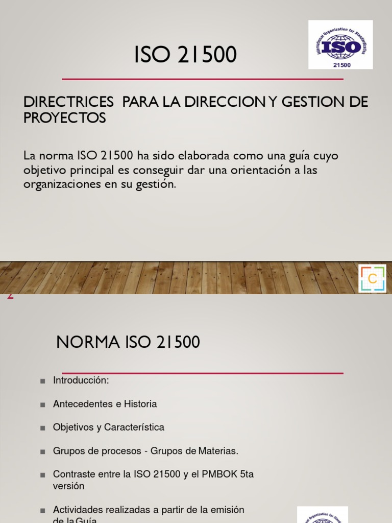 Iso 21500 2020 | PDF | Gestión de proyectos | Organización ...