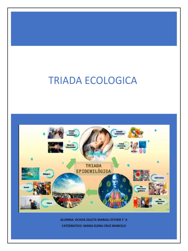 Triada Ecologica y Sus Elementos Mariali | PDF | Infección | Entorno ...