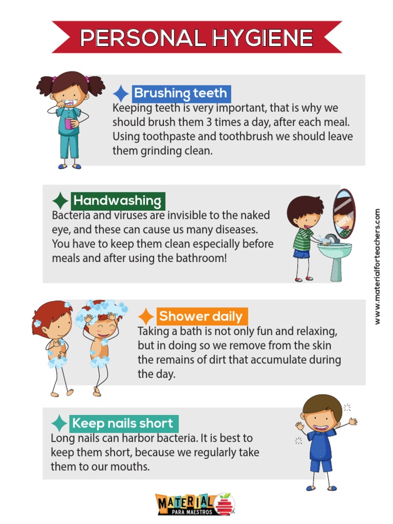 Personal Hygiene: Brushing Teeth | PDF