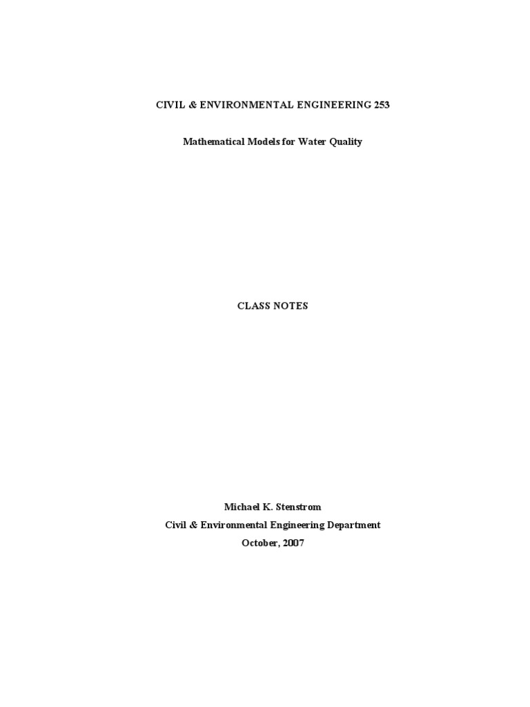 Civil & Environmental Engineering 253 | PDF | Partial Differential ...