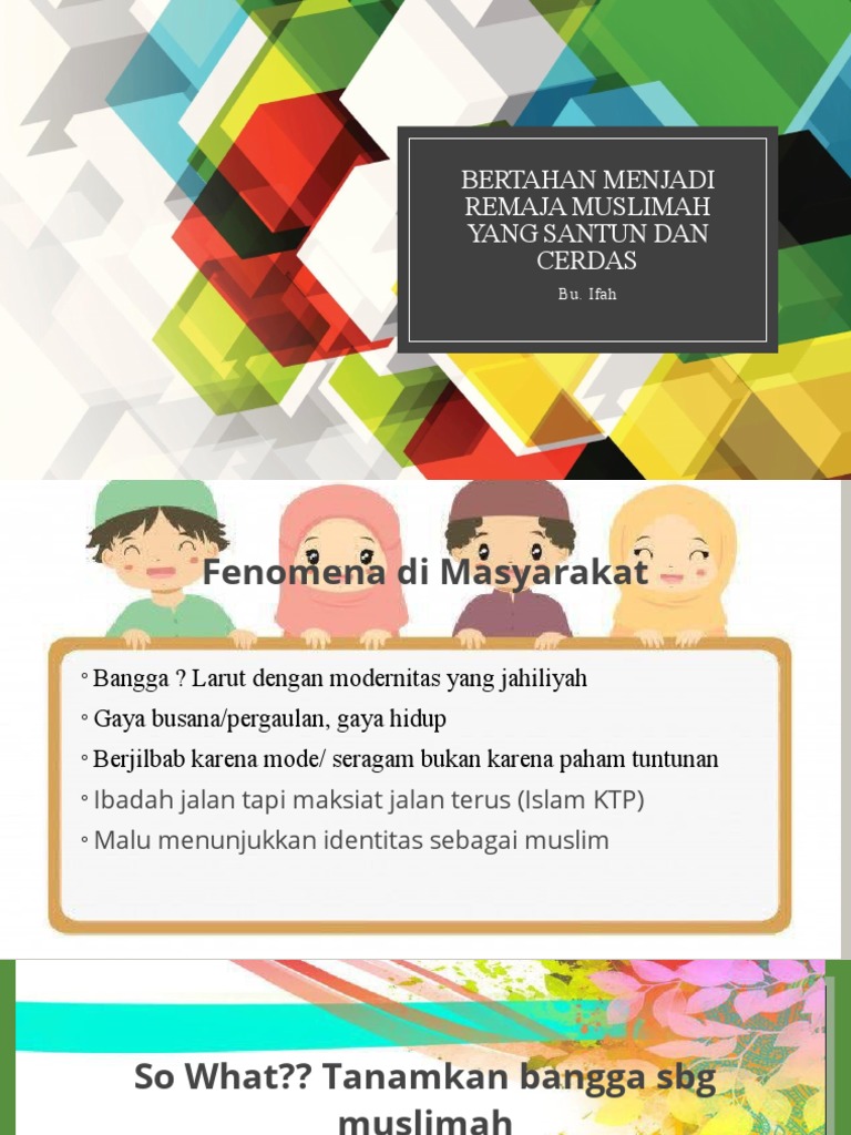 Bertahan Menjadi Remaja Muslim Yang Santun Dan Cerdas | PDF ...